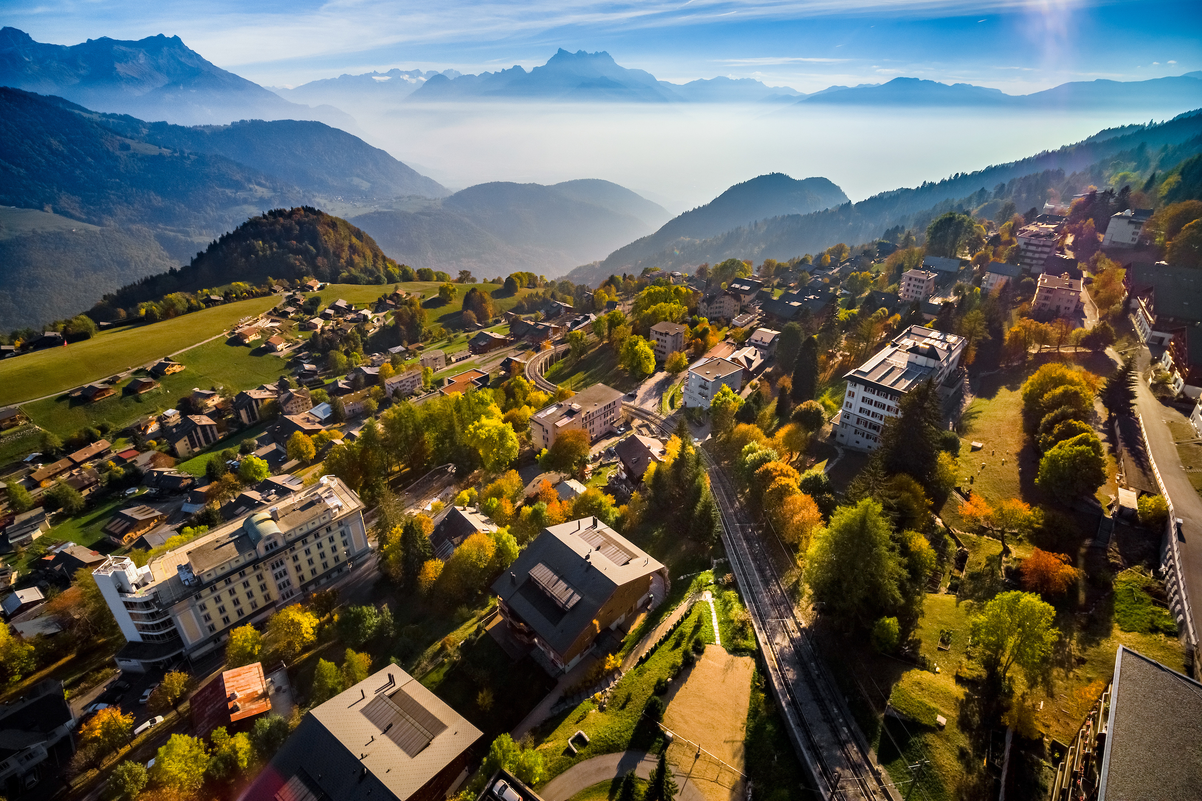 Radio Chablais - Le prolongement du train Aigle-Leysin prend une ...
