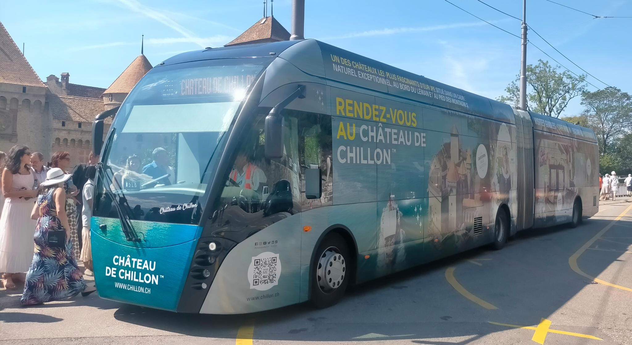 Radio Chablais - Un nouveau bus des VMCV à l’effigie du Château de ...