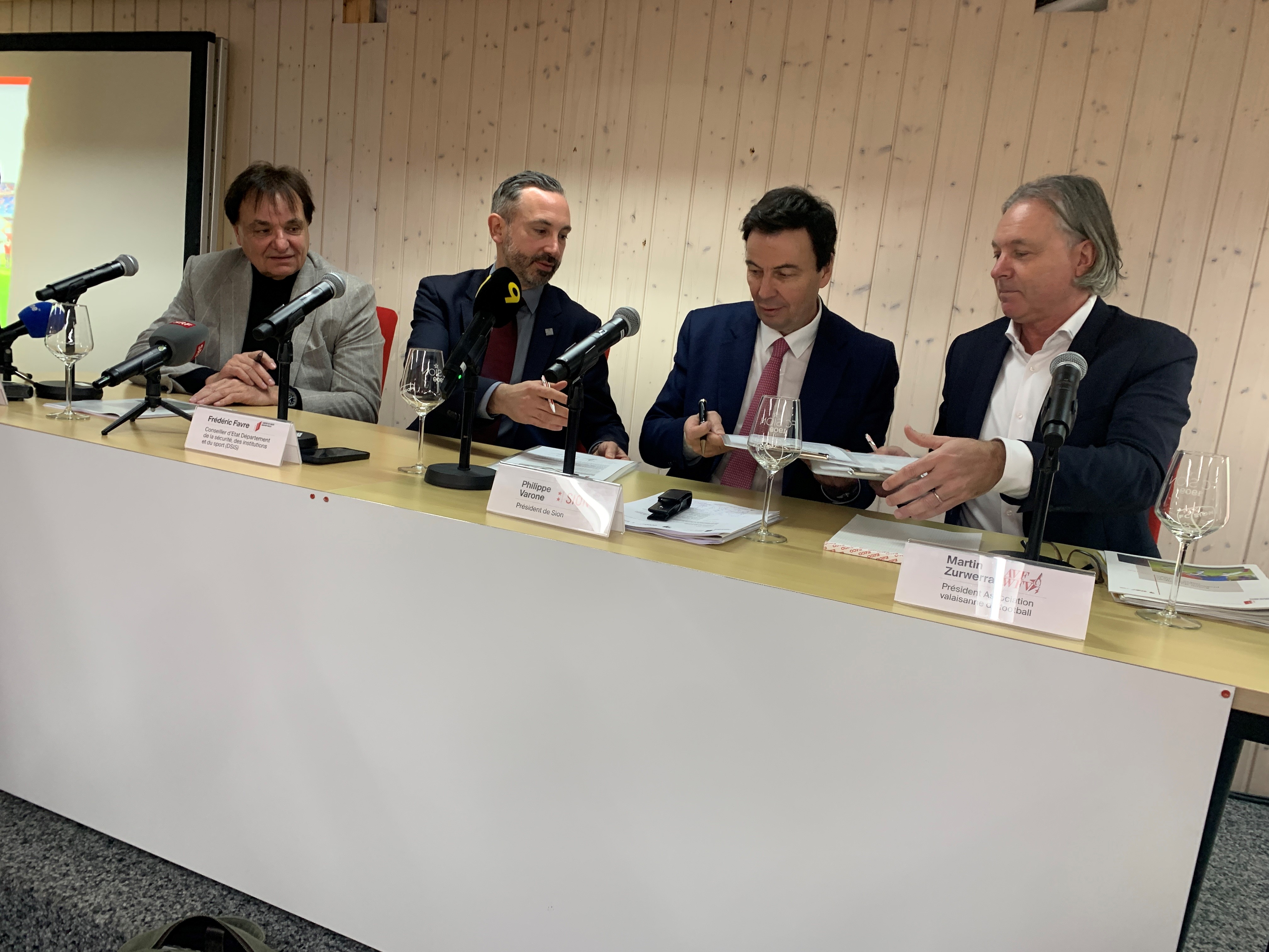 Radio Chablais - Une signature pour l'avenir du football en Valais