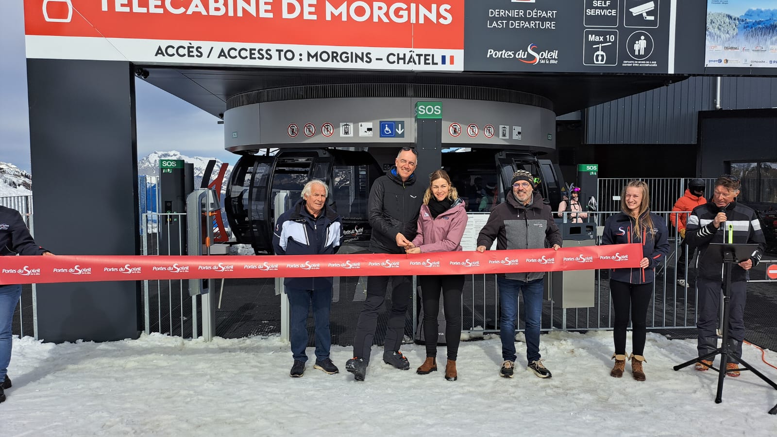 Radio Chablais - La télécabine de Morgins a été inaugurée en grande pompe